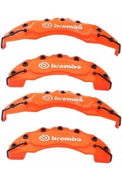 Brembo Turuncu Kaliper Kapağı 4'lü Yağ Hortumlu Brembo Turuncu Kaliper Kapağı 4'lü Yağ Hortumlu