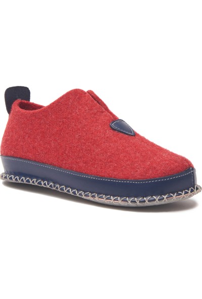 Comfortfüsse Kırmızı Yün Mantar Tabanlı Unisex Ayakkabı-Ivy Comfortfüsse Kırmızı Yün Mantar Tabanlı Unisex Ayakkabı-Ivy