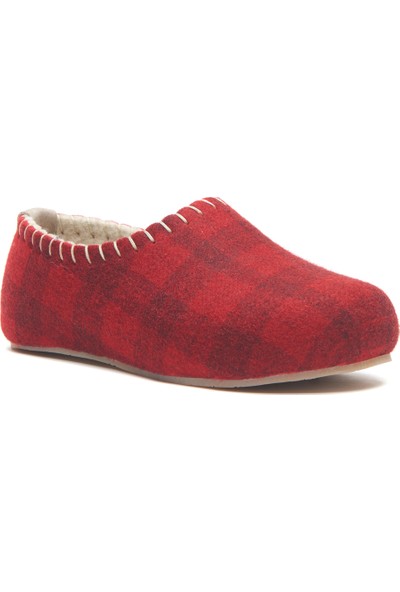 Comfortfüsse Kırmızı Yün Mantar Tabanlı Unisex Ayakkabı-Yew-Pr Comfortfüsse Kırmızı Yün Mantar Tabanlı Unisex Ayakkabı-Yew-Pr