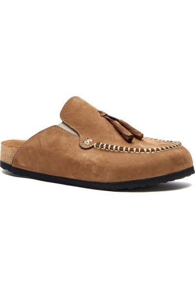 Comfortfüsse Kum Nubuk Deri Mantar Tabanlı Unisex Sabo-Robin
