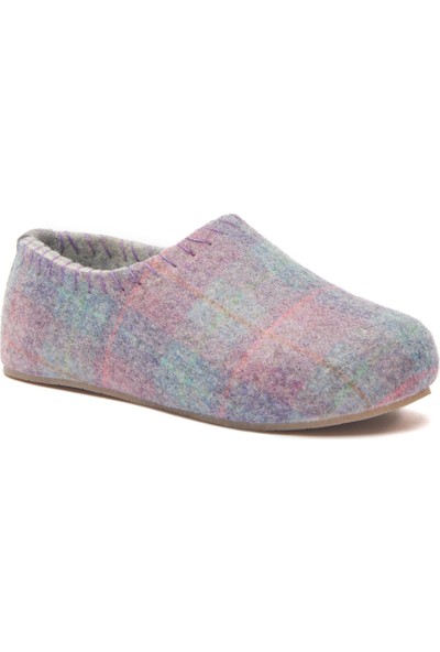 Comfortfüsse Mor Yün Mantar Tabanlı Unisex Ayakkabı-Yew-Pr