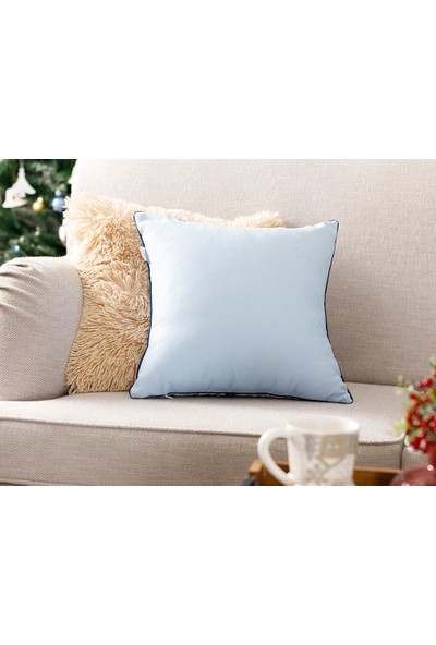 English Home New Year Joy Lacivert 45 x 45 cm Petek Kırlent