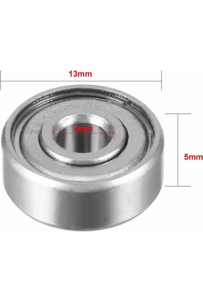 Dünya Magnet 624ZZ Mikro Rulman, 10 Adet 4X13X5 Metal Mühürlü Çok Amaçlı Bilya, 3D Yazıcı Rulmanı Dünya Magnet 624ZZ Mikro Rulman, 10 Adet 4X13X5 Metal Mühürlü Çok Amaçlı Bilya, 3D Yazıcı Rulmanı