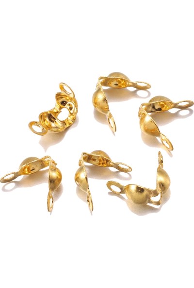 Subu Takı Altın Renk Takı Kapama Boncuk Kapama Takı Malzemesi 50'li
