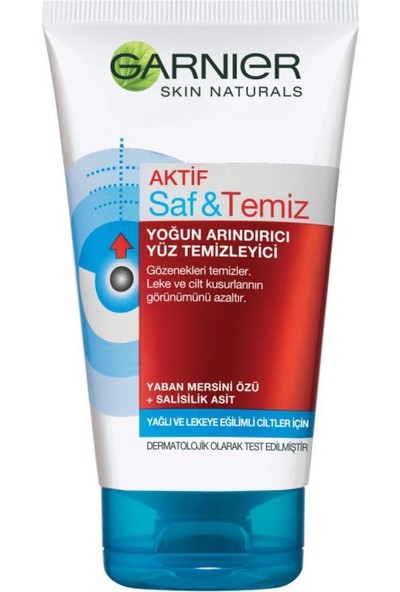 Garnier Aktif Saf & Temiz Yoğun Arındırıcı Yüz Temizleyici 150 ml