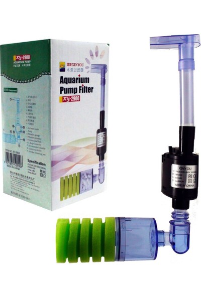 Xinyou Tek Süngerli Motorlu Seramikli Pipo Filtre XY-2900 Xinyou Tek Süngerli Motorlu Seramikli Pipo Filtre XY-2900