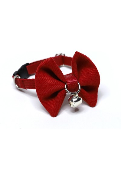 Decortex Papyonlu Kedi ve Minik Irk Köpek Boyun Tasması Kırmızı Decortex Papyonlu Kedi ve Minik Irk Köpek Boyun Tasması Kırmızı