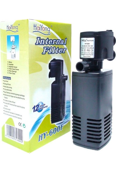 Haiyang Iç Filtre HY-600F 7.5 W 600 lt/Saat