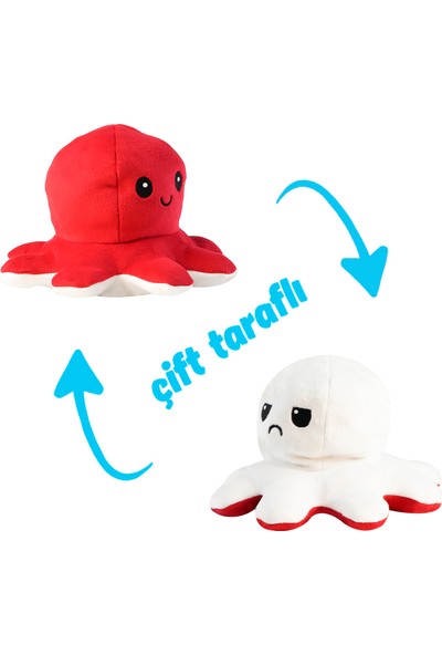 Oli Mood Ahtapot Kırmızı/beyaz