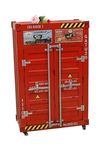 Otantik Çarşı Ahşap Konteyner Dolap XWD16B039 Otantik Çarşı Ahşap Konteyner Dolap XWD16B039
