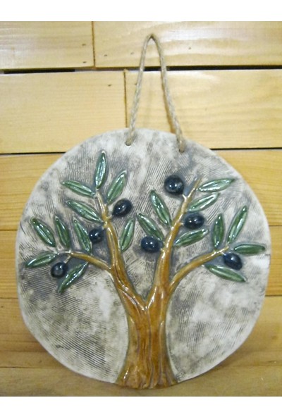 Oliviahomeart Zeytin Desenli Duvar Tabağı