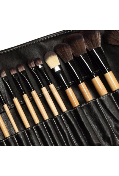 24'lü Profesyonel Deri Çantalı Bambu Fırça Seti & Professional Leather Bag Bamboo Brush Set 24'lü Profesyonel Deri Çantalı Bambu Fırça Seti & Professional Leather Bag Bamboo Brush Set