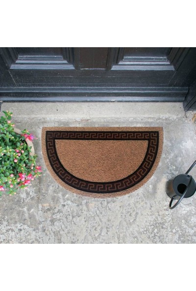 Giz Home İtalyan Kokardo Kapı Paspası 40X70 Y.Ay Kahve Bordür Giz Home İtalyan Kokardo Kapı Paspası 40X70 Y.Ay Kahve Bordür