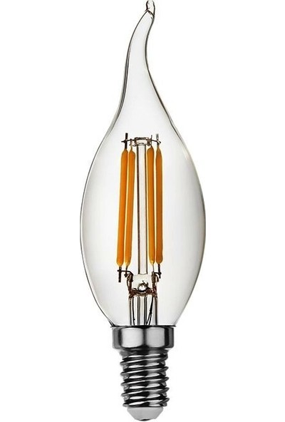 Heka ERD83 Kıvrık Mum Edison Flamanlı Rustik LED Ampul 6 Watt Heka ERD83 Kıvrık Mum Edison Flamanlı Rustik LED Ampul 6 Watt