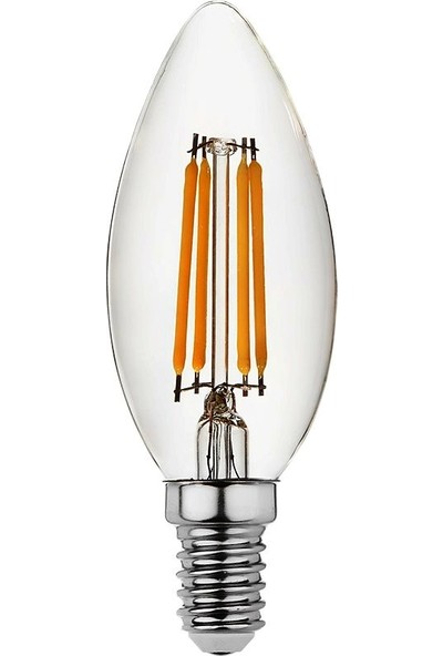 Heka ERD93 Kıvrık Mum Edison Flamanlı Rustik LED Ampul 6 Watt Heka ERD93 Kıvrık Mum Edison Flamanlı Rustik LED Ampul 6 Watt