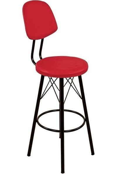 Magic Hobby Bar Sandalyesi - Kırmızı - 55 cm Magic Hobby Bar Sandalyesi - Kırmızı - 55 cm