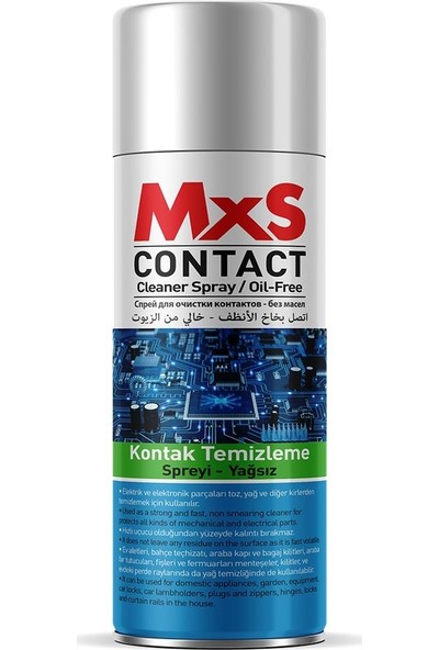 Mxs Kontak Temizleme Sprey Yağlı