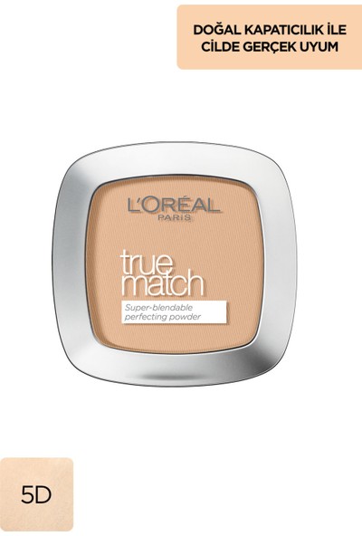 L'Oréal Paris True Match Pudra 5.D/5.W Golden Sand L'Oréal Paris True Match Pudra 5.D/5.W Golden Sand