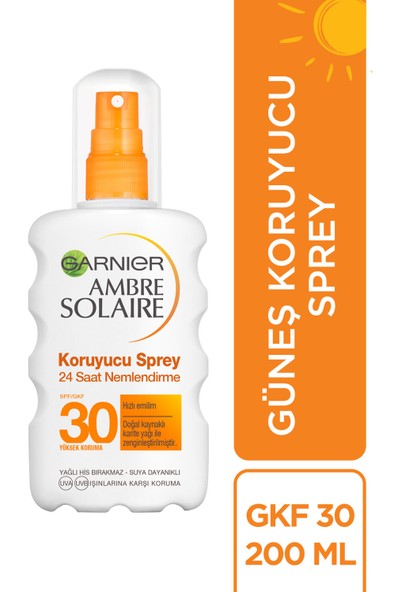 Garnier Ambre Solaire Koruyucu Sprey GKF30 200ML Garnier Ambre Solaire Koruyucu Sprey GKF30 200ML