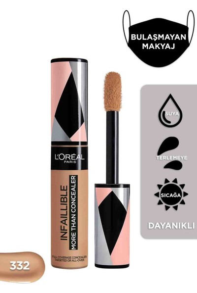 L'Oréal Paris Infaillible Tüm Yüze Uygulanabilir Kapatıcı 332 Amber L'Oréal Paris Infaillible Tüm Yüze Uygulanabilir Kapatıcı 332 Amber
