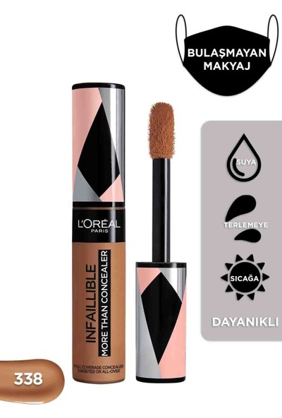 L'Oréal Paris Infaillible Tüm Yüze Uygulanabilir Kapatıcı 338 Honey L'Oréal Paris Infaillible Tüm Yüze Uygulanabilir Kapatıcı 338 Honey