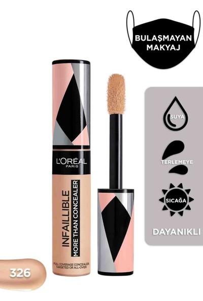 L'Oréal Paris Infaillible Tüm Yüze Uygulanabilir Kapatıcı 326 Vanilla L'Oréal Paris Infaillible Tüm Yüze Uygulanabilir Kapatıcı 326 Vanilla