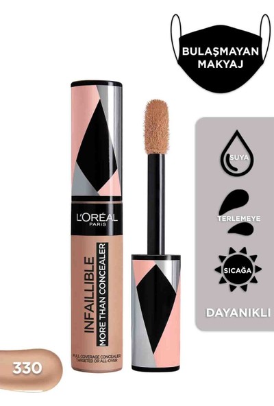 L'Oréal Paris Infaillible Tüm Yüze Uygulanabilir Kapatıcı 330 Pecan L'Oréal Paris Infaillible Tüm Yüze Uygulanabilir Kapatıcı 330 Pecan
