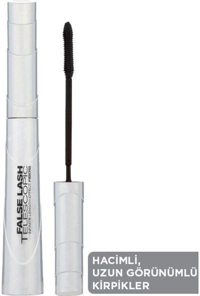 L'Oréal Paris False Lash Telescopic Fiber Maskara - Siyah L'Oréal Paris False Lash Telescopic Fiber Maskara - Siyah