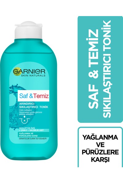 Garnier Saf & Temiz Arındırıcı Sıkılaştırıcı Tonik 200ML