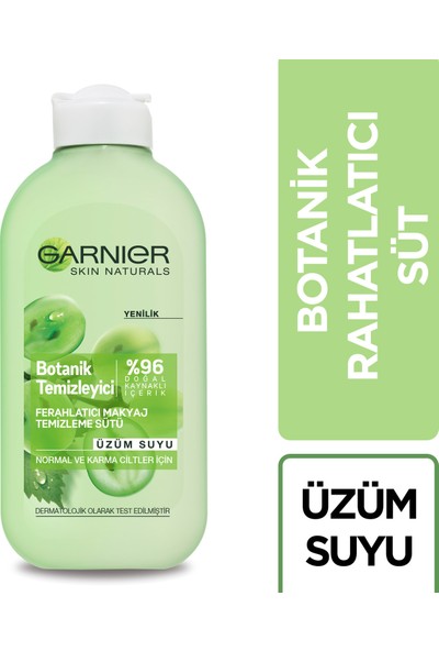 Garnier Botanik Ferahlatıcı Makyaj Temizleme Sütü