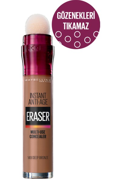 Maybelline New York Instant Anti Age Eraser Kapatıcı - 149 Deep Bronze Maybelline New York Instant Anti Age Eraser Kapatıcı - 149 Deep Bronze