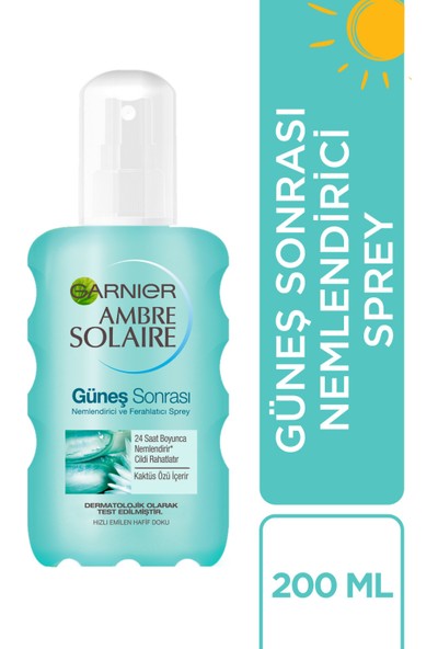 Garnier Güneş Sonrası Nemlendirici & Ferahlatıcı Sprey 200 ml