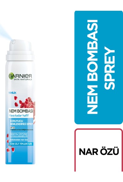 Garnier Nem Bombası Koruyucu Nemlendirici Sprey