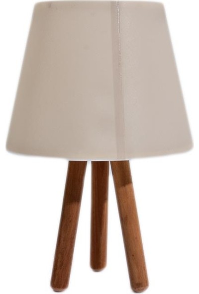 Decorev 3 Ayaklı Abajur Krem