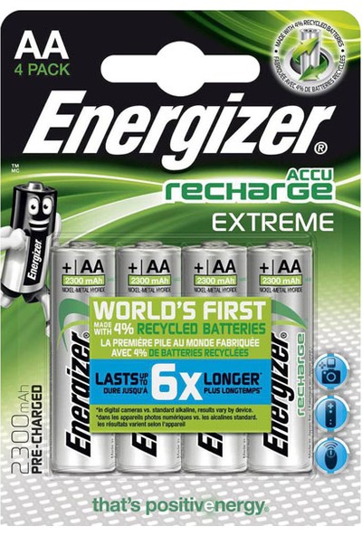 Energizer Enr Extreme Rech Aa Bp4 2300 Mah Energizer Enr Extreme Rech Aa Bp4 2300 Mah