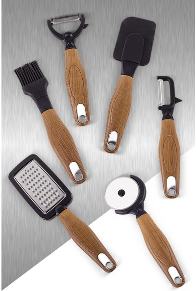 Vip Gross Wooden 6 Parça Silikon Seti 468-746-49-50-51-52