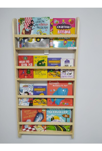 Atölye7tasarım Oyuncak Odası Montessori Çocuk Odası Eğitici Kitaplık Ahşap Duvara Monte 4 Raflı Atölye7tasarım Oyuncak Odası Montessori Çocuk Odası Eğitici Kitaplık Ahşap Duvara Monte 4 Raflı