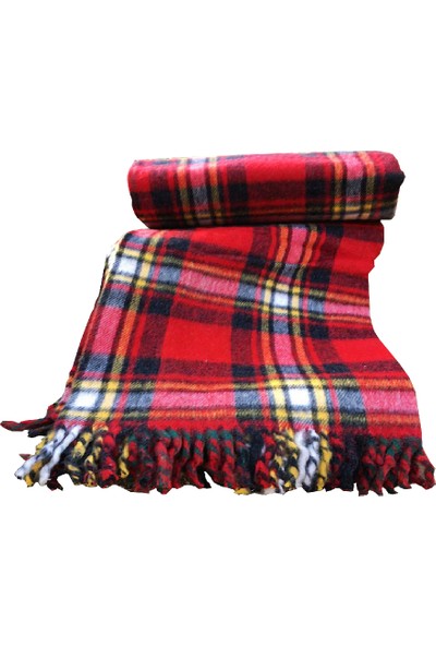 Yavuz Tekstil Scotch Yün Battaniye Çift Kişilik 160 & 220 cm Ölçülerinde