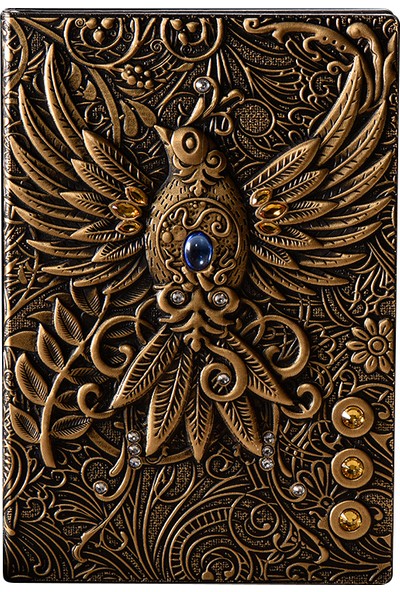 Delta Deri Defter 3D Kabartmalı