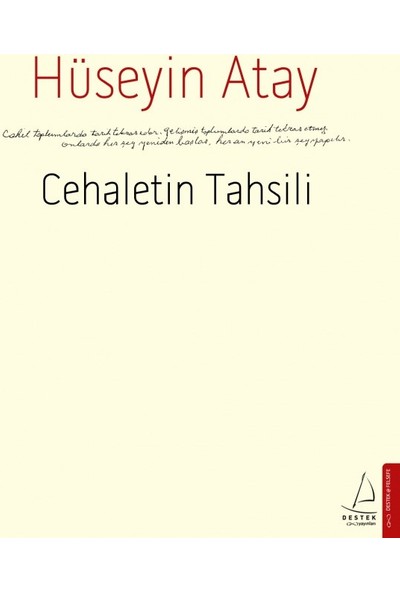 Cehaletin Tahsili - Hüseyin Atay