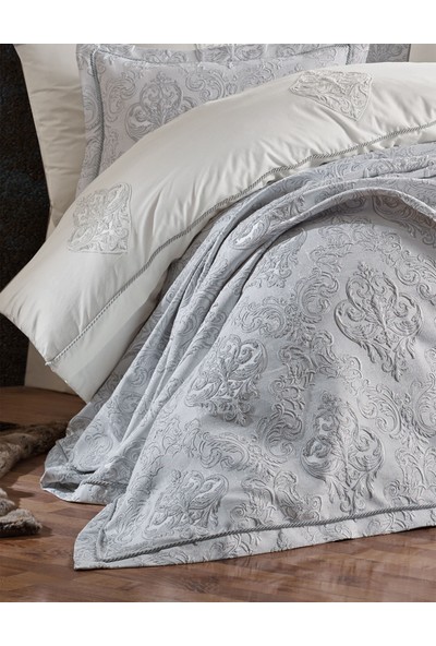 Elart Yatak Örtüsü Olıvıa Gümüş Tek Kişilik