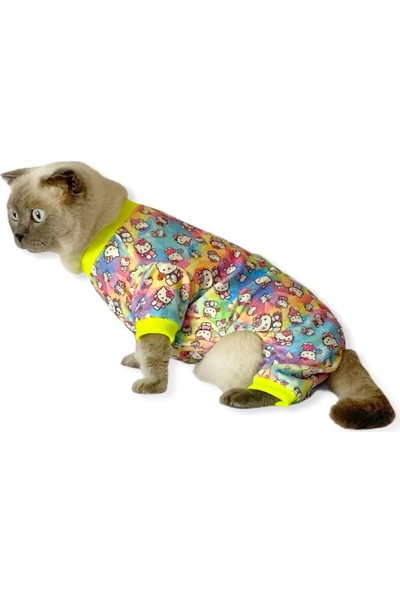 Kemique Kitty Penye Tulum Kedi Tulumu Kedi Pijaması XXL Kemique Kitty Penye Tulum Kedi Tulumu Kedi Pijaması XXL