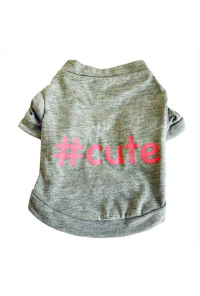 Kemique #cute Pembe Kedi Tişört Kedi Kıyafeti Kedi Modası L