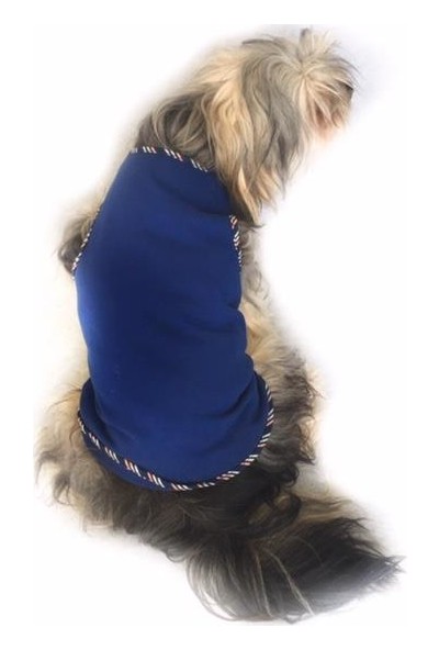 Kemique Biyeli Lacivert Atlet Köpek Kıyafeti Köpek Elbisesi L Kemique Biyeli Lacivert Atlet Köpek Kıyafeti Köpek Elbisesi L