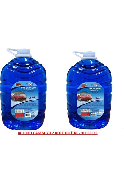 Autokit Antifirizli Cam Suyu 2 Adet 10 Lt.  Autokit Antifirizli Cam Suyu 2 Adet 10 Lt.