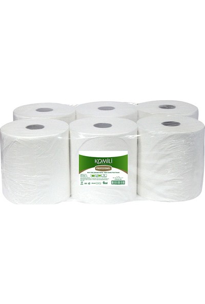 Komili Profesyonel Mini Tek Çekmeli Havlu 72 M × 6'lı
