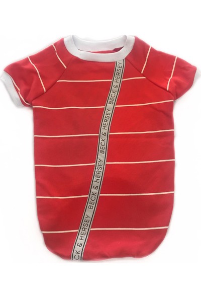Kemique Red Beck tshirt Büyük Köpekler Için XXXXL Kemique Red Beck tshirt Büyük Köpekler Için XXXXL
