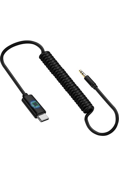 Ally Spiral USB Type C To 3.5 mm Aux Ses Aktarım Kablosu 1.5 Metre AL-32686 Ally Spiral USB Type C To 3.5 mm Aux Ses Aktarım Kablosu 1.5 Metre AL-32686