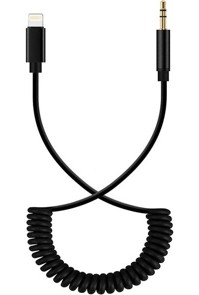 Ally Spiral Apple iPhone 11,11Pro XS XR 7-8 3.5 mm Aux Ses Aktarım Kablosu 1.5 Metre AL-32687