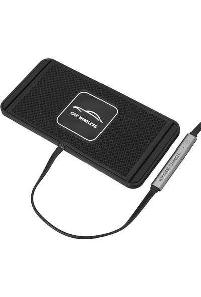 Ally Araba İçi Kablosuz Şarj Pedi Kauçuk Tabanlı Wireless Şarj AL-33072 Ally Araba İçi Kablosuz Şarj Pedi Kauçuk Tabanlı Wireless Şarj AL-33072